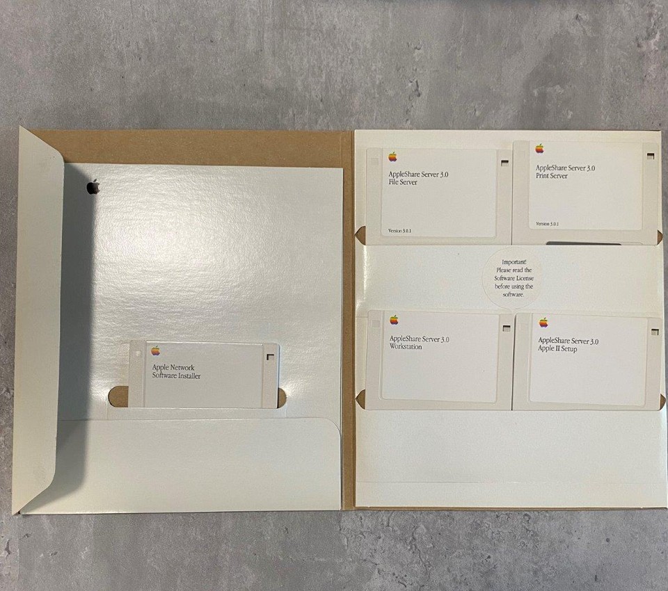 Appleshare Server 3.0 for Mac on 2.5 Floppy Disks | eBay