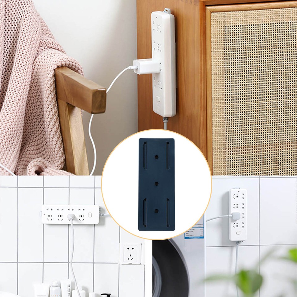 Wall-mounted Power Socket Racks Punch Free Insert Type Reusable for ...