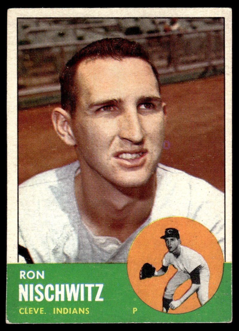 1963 Topps Ron Nischwitz #152 Cleveland Indians Baseball Card | eBay