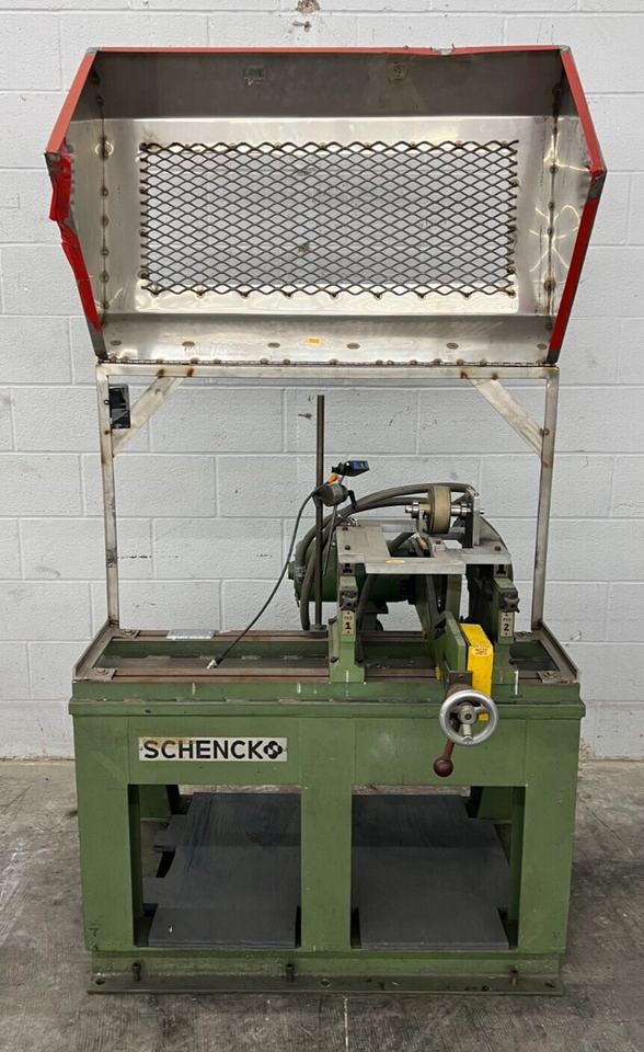 SCHENCK TREBEL HS2B HORIZONTAL BALANCING MACHINE/CLEVELAND MOTOR 6 ...