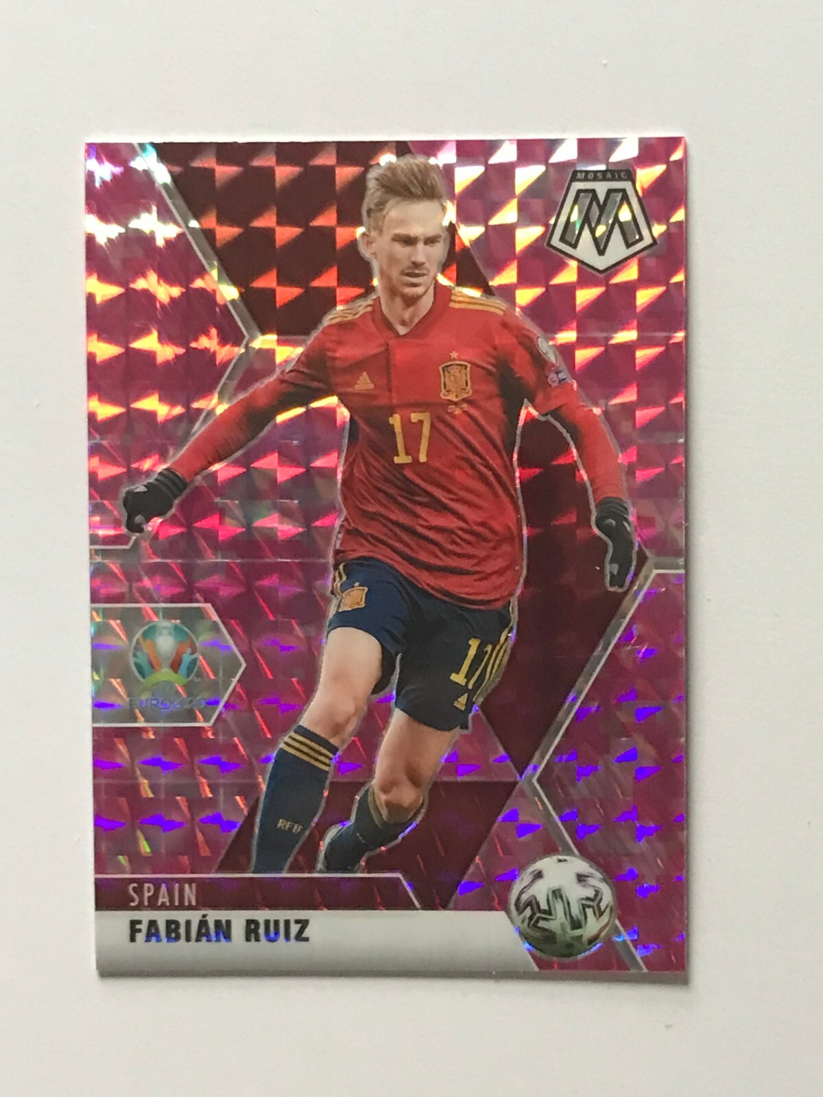 Fabián Ruiz #161 Spain 2021 Panini Mosaic EURO PINK CAMO PARALLEL | eBay