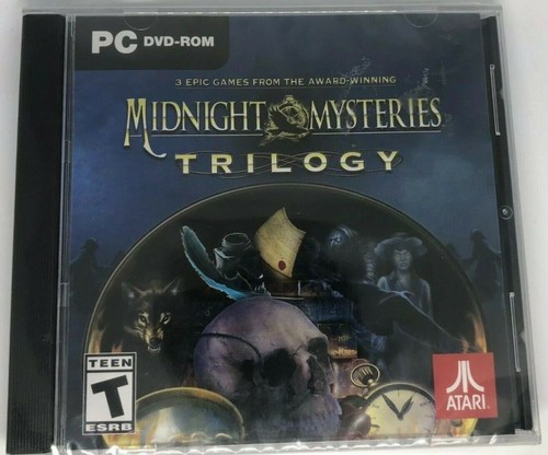 MIDNIGHT MYSTERIES TRILOGY HIDDEN OBJECT PC DVD-ROM VIDEO GAME 2018 NEW ...