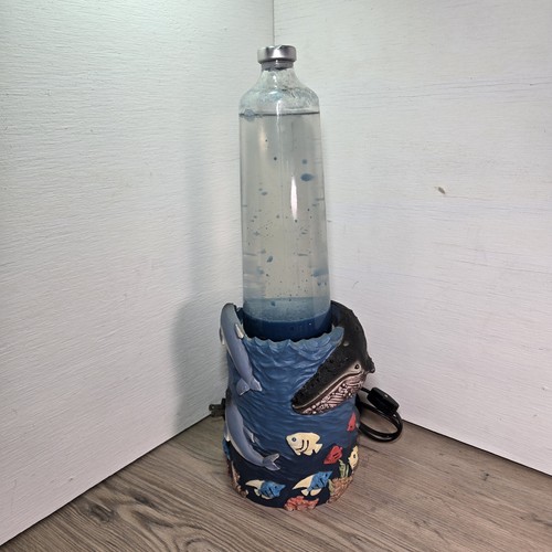 VTG 90s Lava Lamp Nautical Ocean Theme Whale Orca Dolphin Under The Sea ...