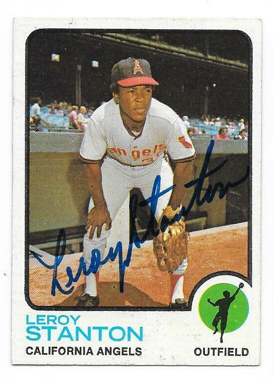 LEROY STANTON 1973 TOPPS AUTOGRAPHED SIGNED # 18 ANGELS DECEASED | eBay