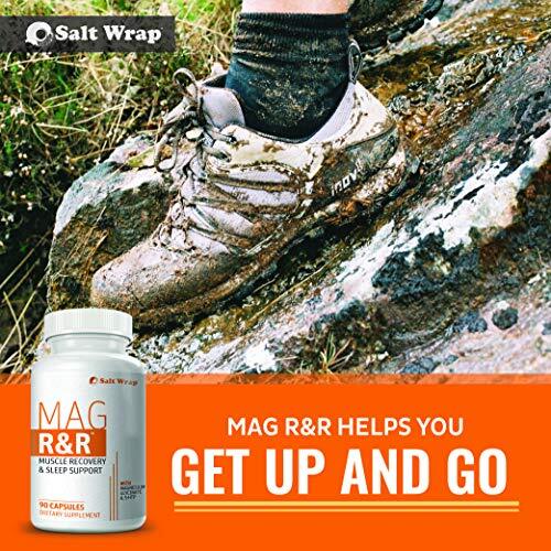 Salt Wrap Mag R&R Natural Muscle Relaxation Supplement - 180 Capsules ...