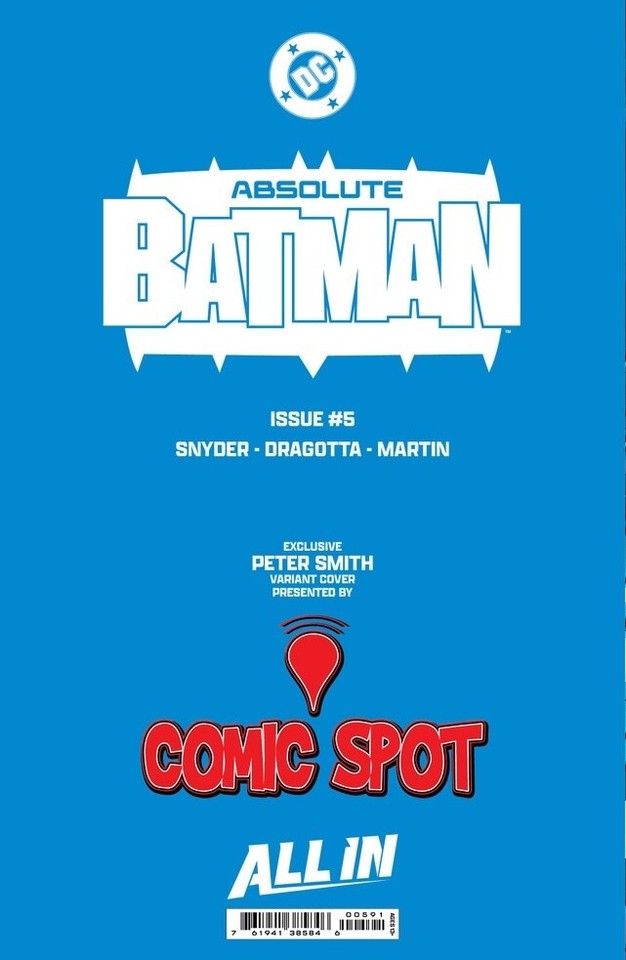 ABSOLUTE BATMAN #5 COMIC SPOT PETER SMITH ANIMATED VARIANT | eBay