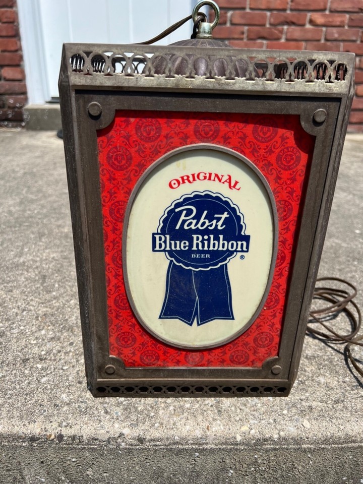 Pabst Blue Ribbon Vintage Rotating Lantern | eBay