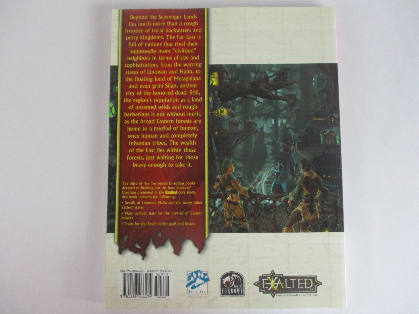 EXALTED: Second Edition THE EAST RPG Roleplaying Book UNUSED!!