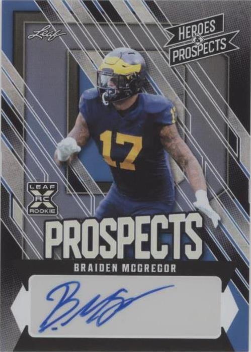 2024 Leaf Heroes & Prospects - Prospect Autographs Braiden McGregor #AP ...