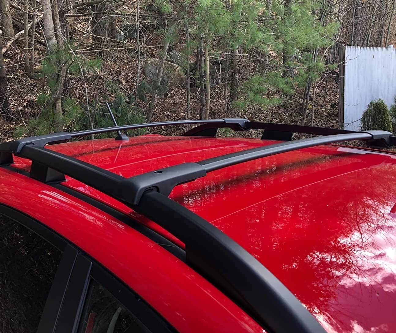 2P black for Chevy Equinox 2018-2023 Roof Rack Rail Cross bar luggage ...