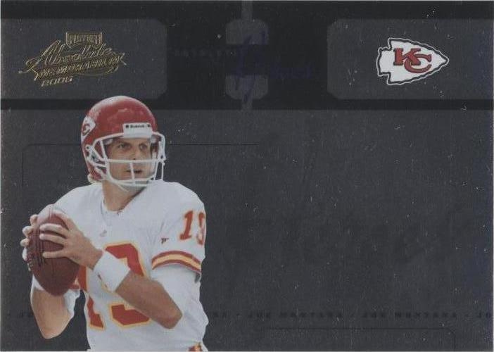 2005 Playoff Absolute Memorabilia - Absolute Heroes Joe Montana #AH-13 ...