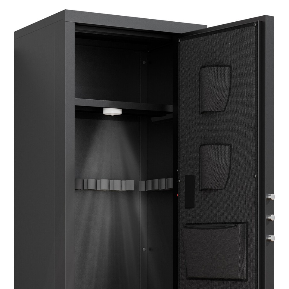 High Quality Heavey Duty Large Gun Cabinet w/Electronic Password Keypad ...