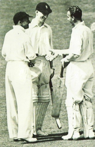 Nostalgie Carte Postale 1938 Cricketers Don Bradman, Joe Hardstaff, Len ...