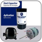 Appli Parts motor start capacitor 108-130 Mfd (microfarads) uF 250 VAC ...