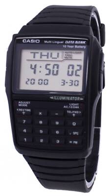 Casio Multi Lingual DATA BANK Illuminator 5 Alarm DBC-32-1ADF Digital ...