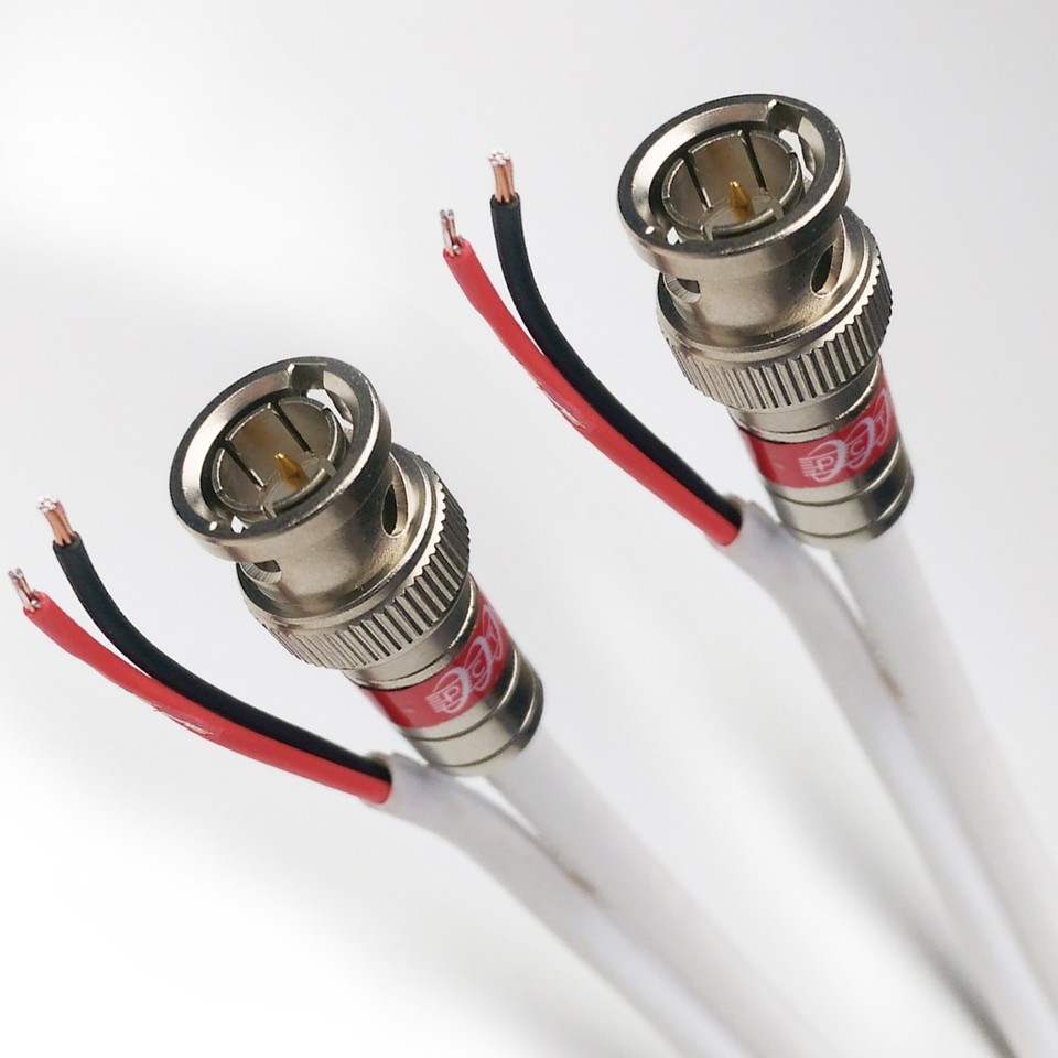 100ft-500ft Solid Copper CCTV Security Camera Coaxial Cable RG59 BNC ...