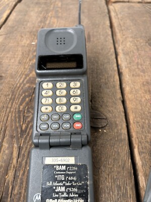 Vintage Motorola Cellular Flip Phone Bell Atlantic Special Edition | eBay