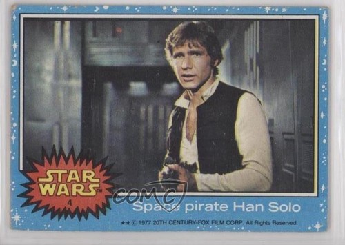 1977 Topps Star Wars Space Pirate Han Solo #4 sq1 | eBay