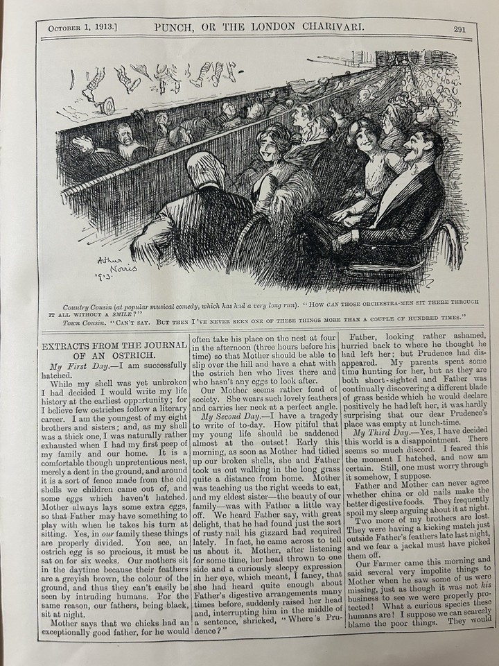 Vintage 1913 Issue of Punch Magazine. Punch British Magazine with Great ...