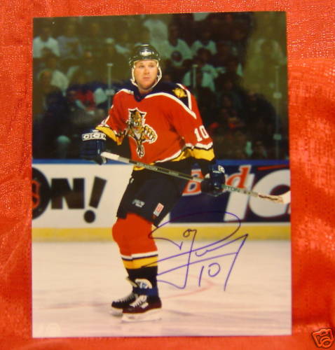 Florida Panthers Dave Lowry SIGNED 8x10 PHOTO NHL | eBay