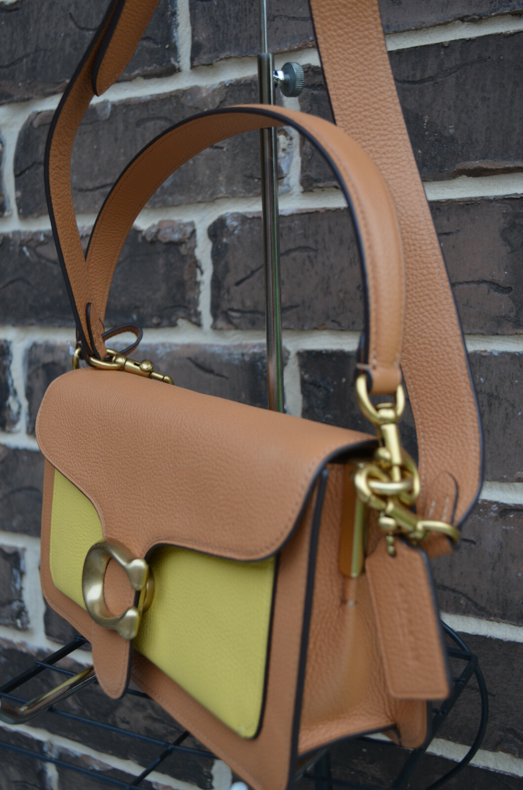 NWT $395 COACH TABBY 26 76105 Natural Yellow Multi Shoulder Bag | eBay