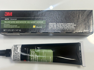 3M™ 08001 Yellow Super Weatherstrip Adhesive (5 oz) w/ Aviation Certs ...