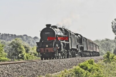 PHOTO LMS LOCO 44871 AND ST LOCO 30777 AT CRANNELS CROSSING 22ND MAY ...