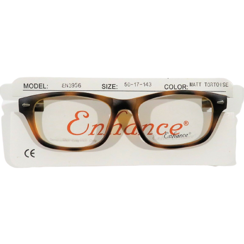 New ENHANCE Women's Eyeglasses EN 3956 Matte Tortoise Optical Frame 50 ...