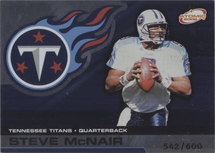 2002 Pacific Atomic - Steve McNair #97 Non-Die Cut /600 for sale online ...