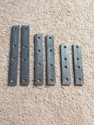 Metal Heavy Duty 150 x 20 x 3 mm/Flat bar Brace Brackets/Repair Braces ...