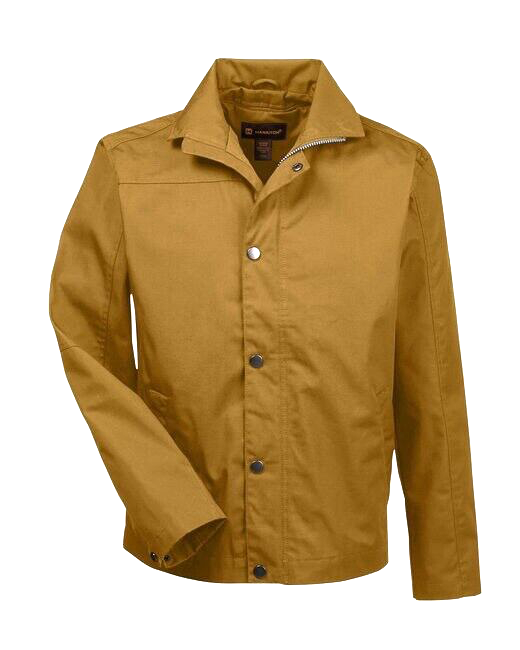 Harriton Jacket Coat Men's Auxiliary Canvas Work | eBay