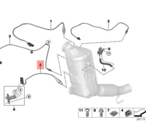 FABRICANTE DE EQUIPOS ORIGINALES BMW 2 GRAN TOURER F46 SONDA LAMBDA ...