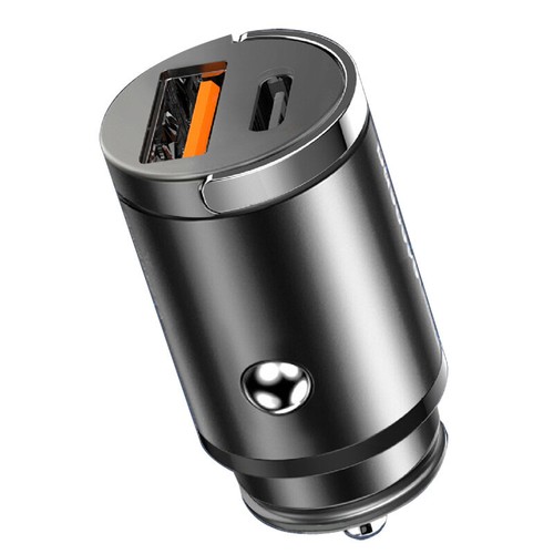 Dual USB Type-C PD Car Phone Charger Adapter 100W/30W Fast Charging ...