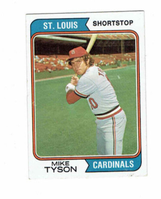 Mike Tyson St Louis Cardinals Shortstop #655 TCG 1974 #Baseball Card | eBay