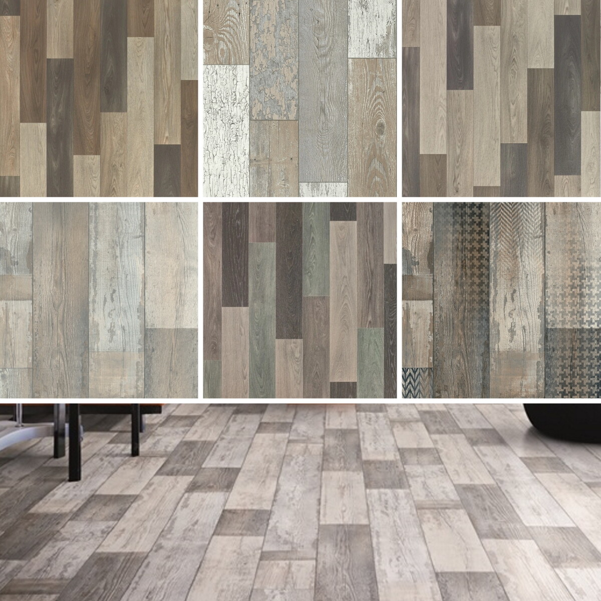 Random Wood Plank Flooring