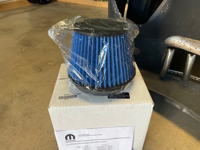 (1) DODGE CHRYSLER Replacement Cold Air Intake Filter NEW OEM MOPAR ...
