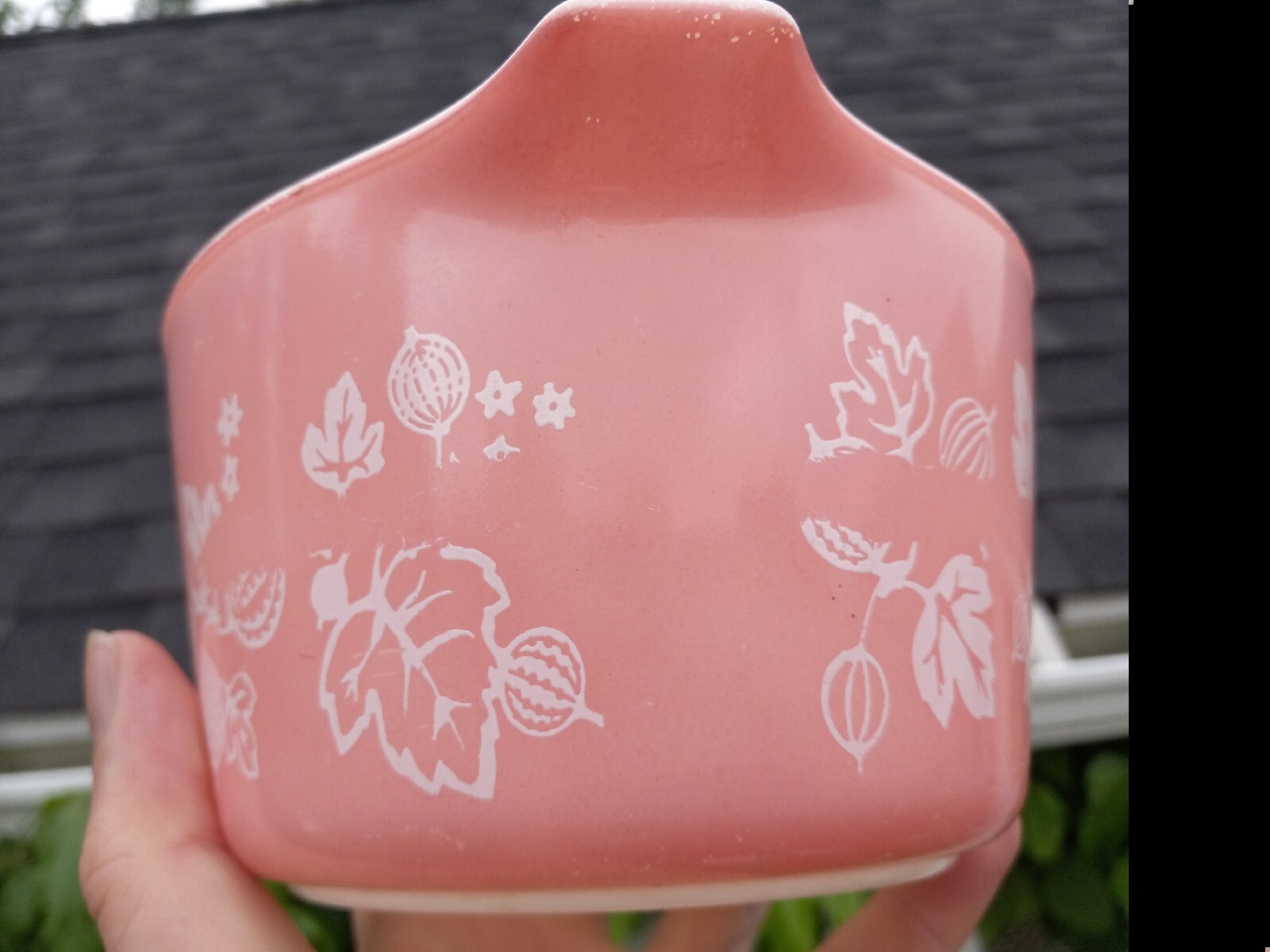 Vintage Pyrex Pink Gooseberry #473 1 qt. Quart Casserole Dish RARE ...