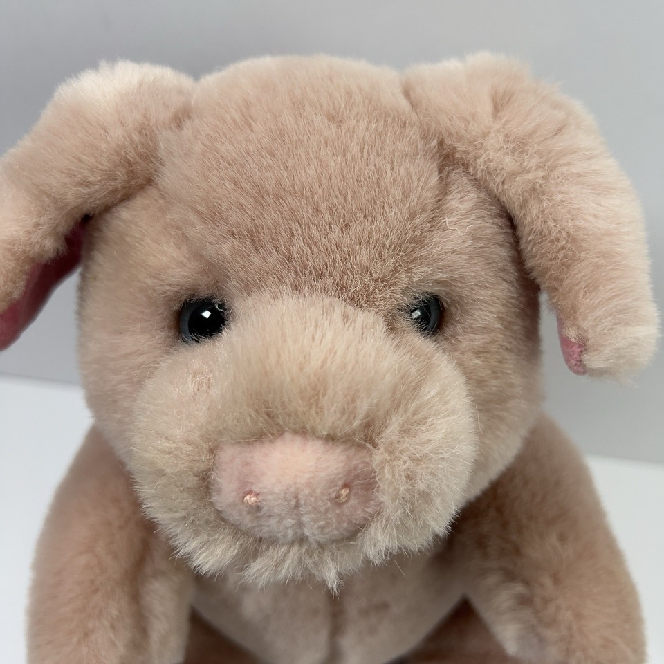 GUND Pink Pig Plush Stuffed Animal 10” Seated Soft Toy | eBay