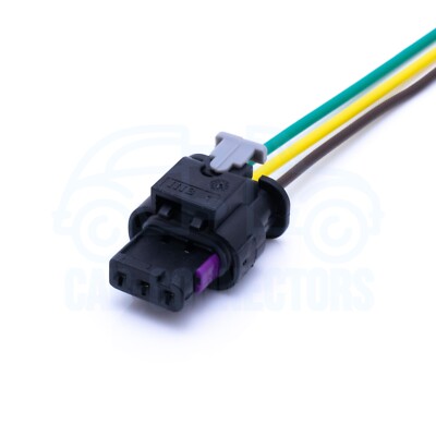 Parking Sensor PDC Connector Volkswagen Audi Skoda Seat Prewired 3 PIN ...