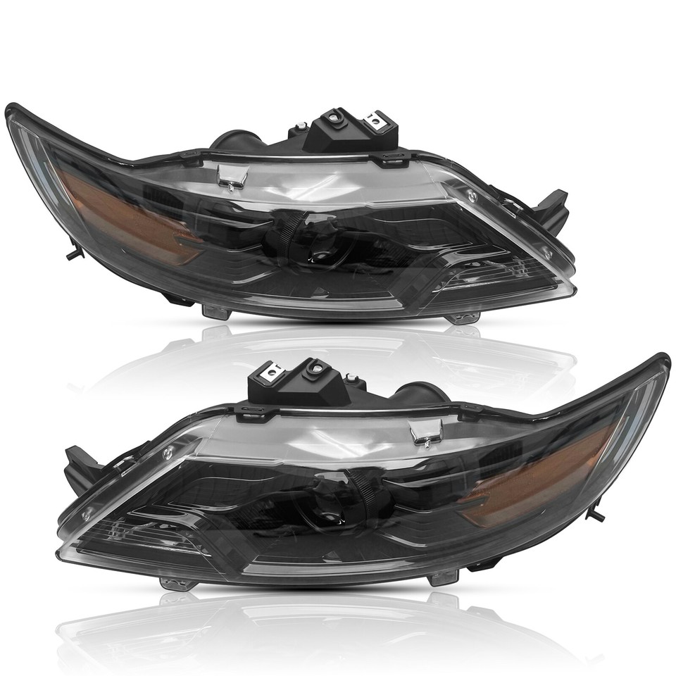 Pair For 2010 2011 2012 Ford Taurus Sedan Halogen Headlights Assembly ...