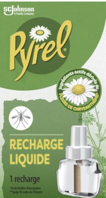 Lot 3 Recharges PYREL sans odeur Diffuseur Électrique Liquide, Anti ...