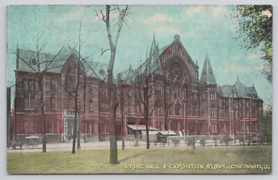 Cincinnati Ohio Music Hall & Exposition Buildings Postcard C1913 | eBay