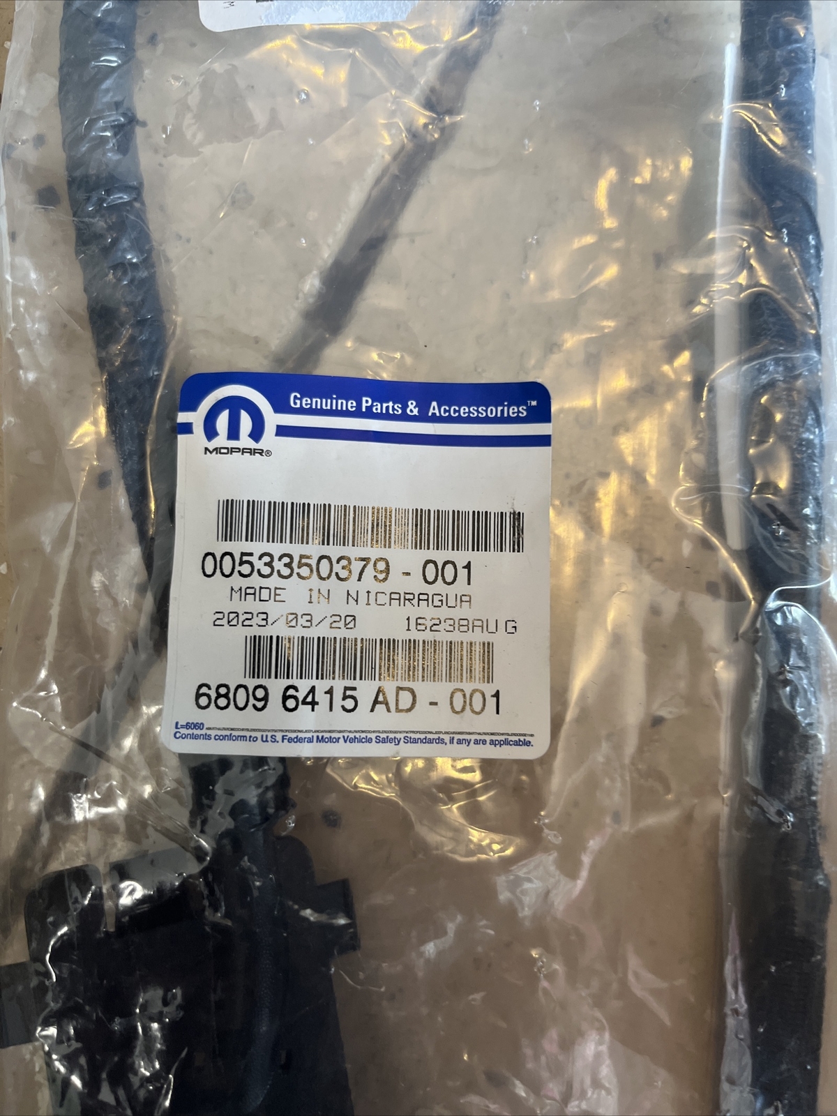 Tailgate+Wiring+Harness-ST%2C+VIN%3A+T+Mopar+68096415AD for sale online ...