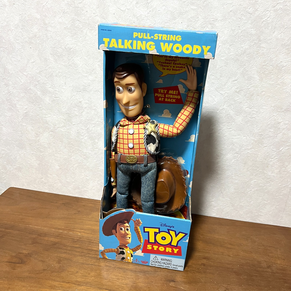Disney Toy Story PULL-STRING TALKING WOODY Official Figure PIXAR ...