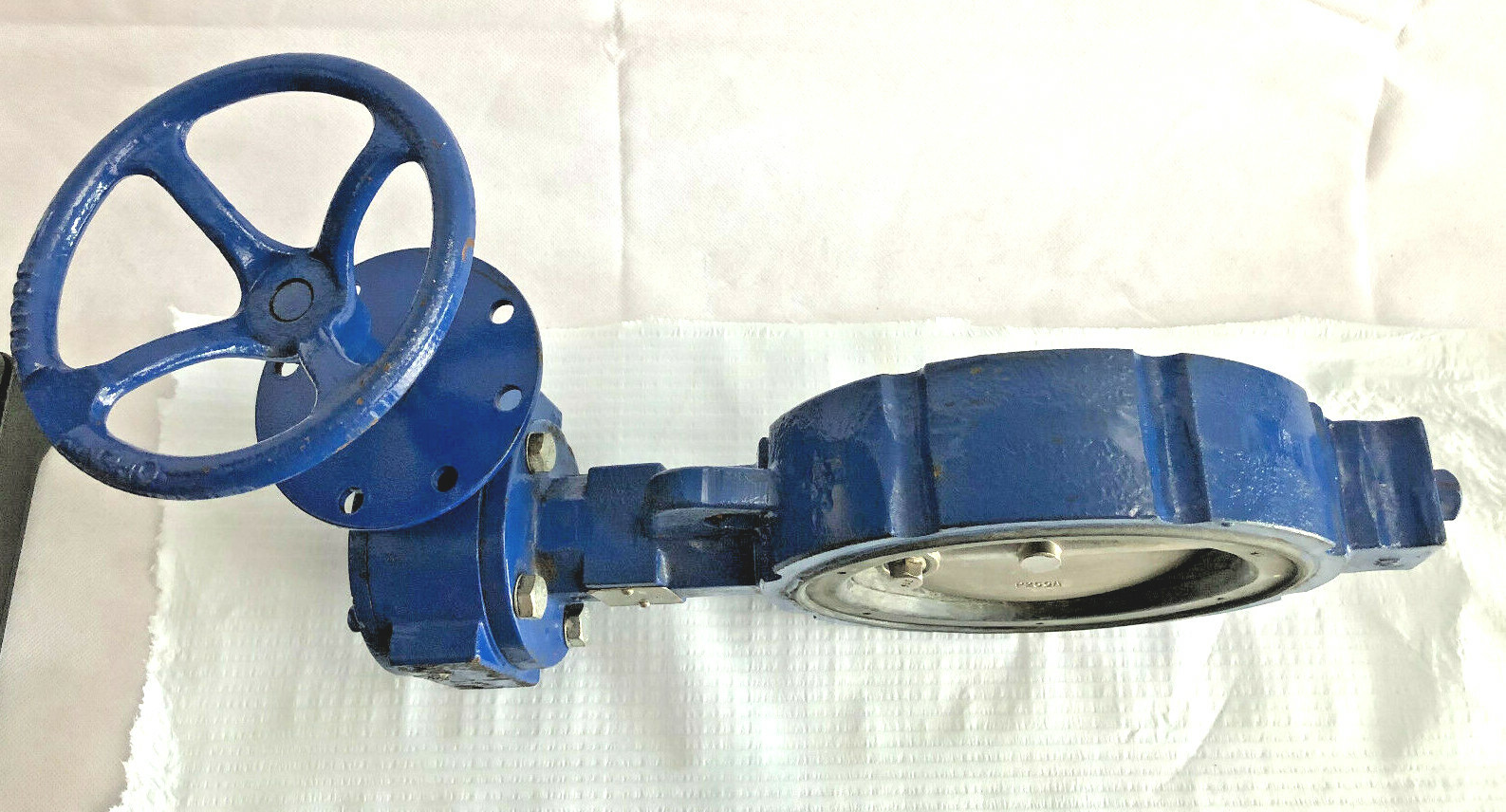 Keystone 6" - 221 - PN16 - 232 psi Wafer Butterfly Valve. SS NBR - 24:1 ...