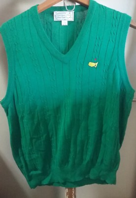 Mens Green Augusta Masters Golf Sweater size medium | eBay