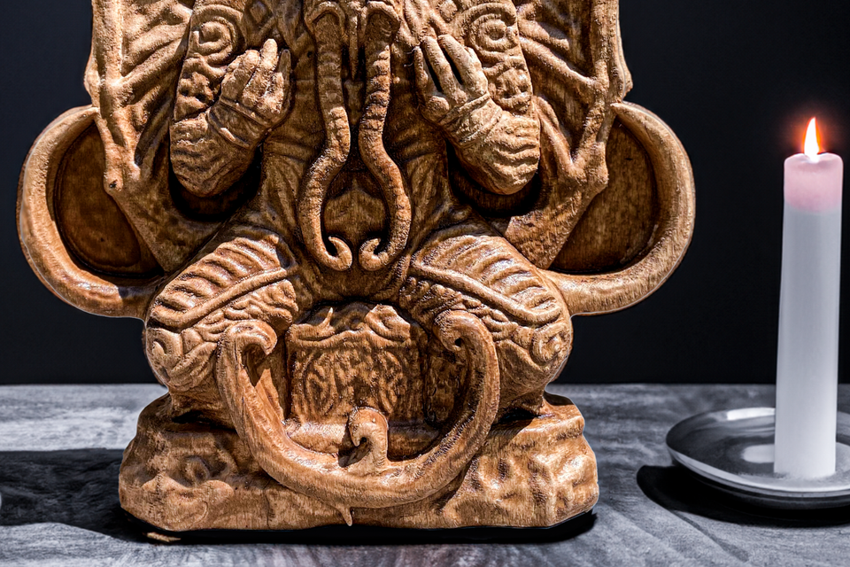 Cthulhu Statue Idol Cthulhu Totem Cthulhu Call Statue Lovecraft Water ...
