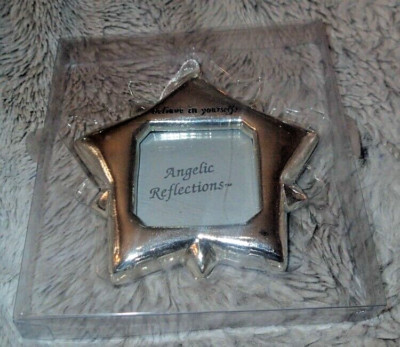 ANGELIC REFLECTIONS ORNAMENT ~ SILVER STAR PHOTO FRAME ~ BELIEVE IN ...