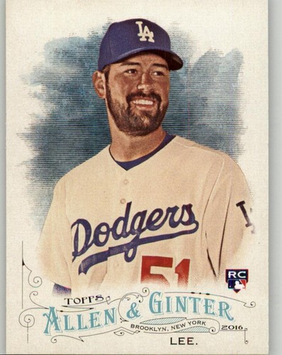 2016 Topps Allen & Ginter Zach Lee Rookie #163 RC Los Angeles Dodgers ...