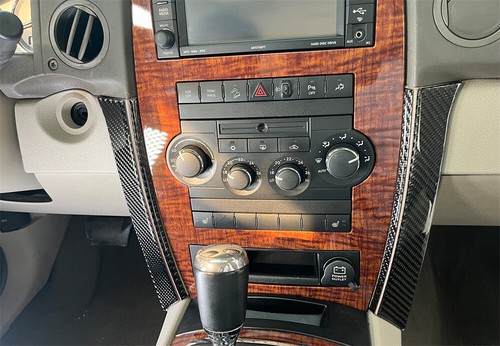 Carbon Fiber Center Console Navigation Side Strips Trim For Jeep ...